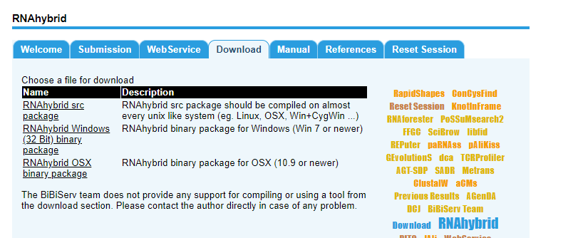 RNAhybrid使用方法 | WSZ@blog